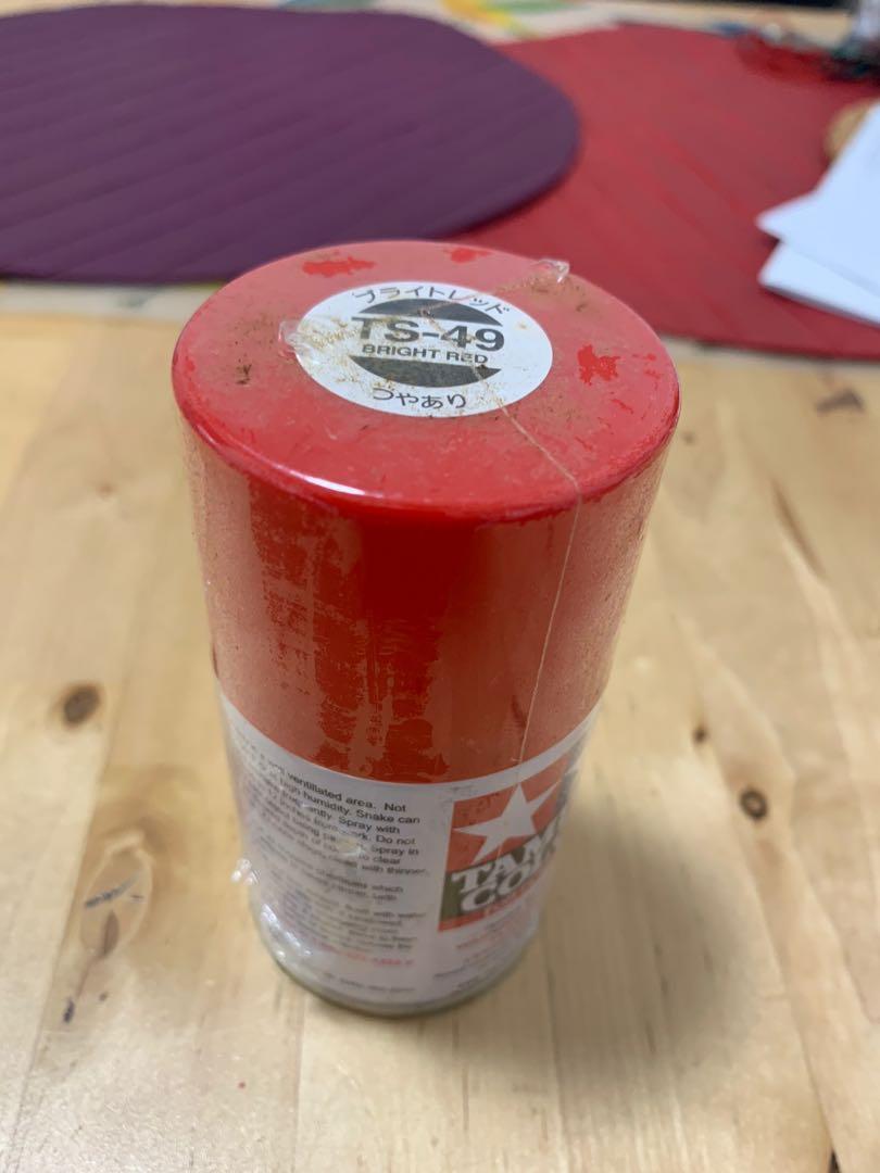 Tamiya TS-49 Bright Red Spray Can, Hobbies & Toys, Toys & Games on ...