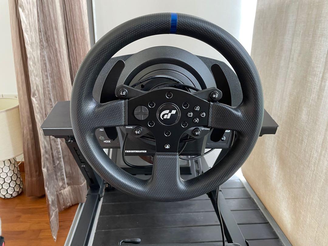 Thrustmaster T300 RS GT Racing Wheel + Next Level Racing F-GT Cockpit ...