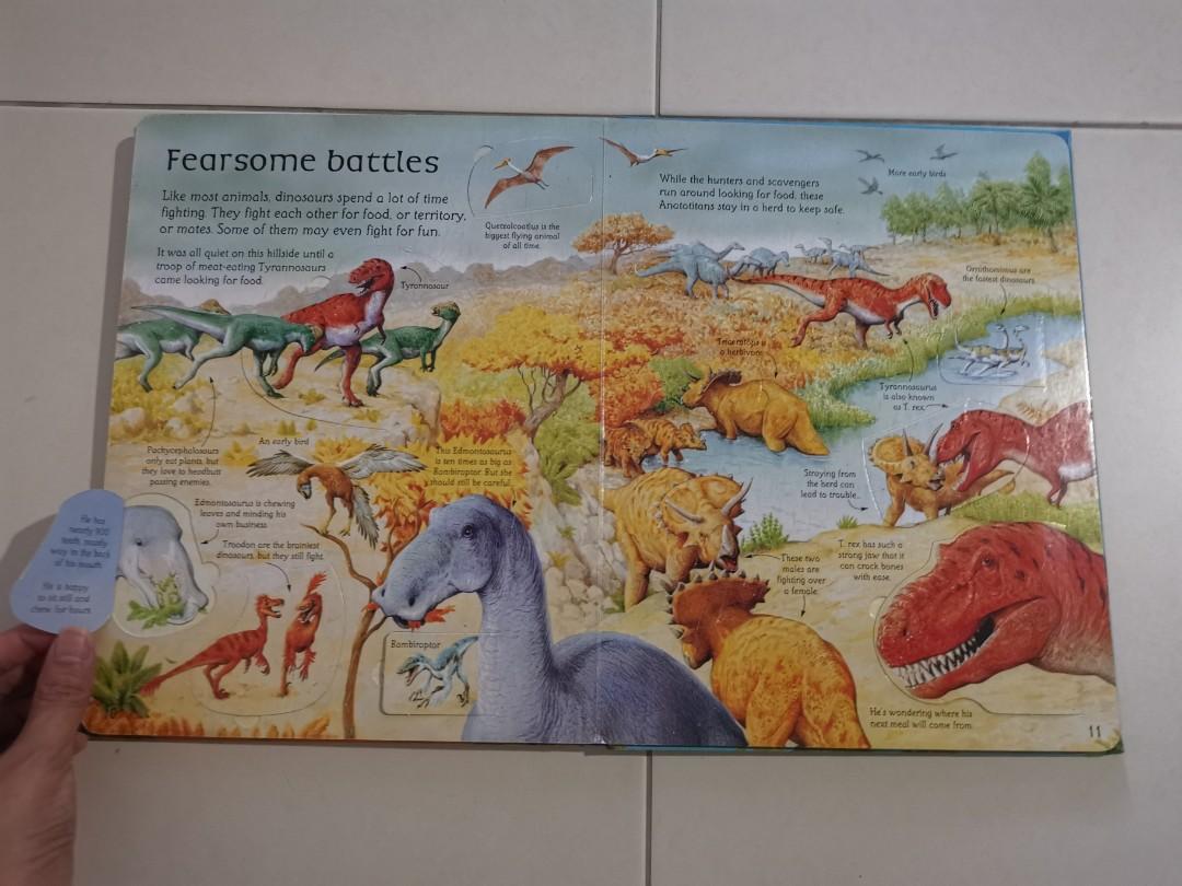 Usborne Dinosaurs Flap Book, Hobbies & Toys, Books & Magazines ...