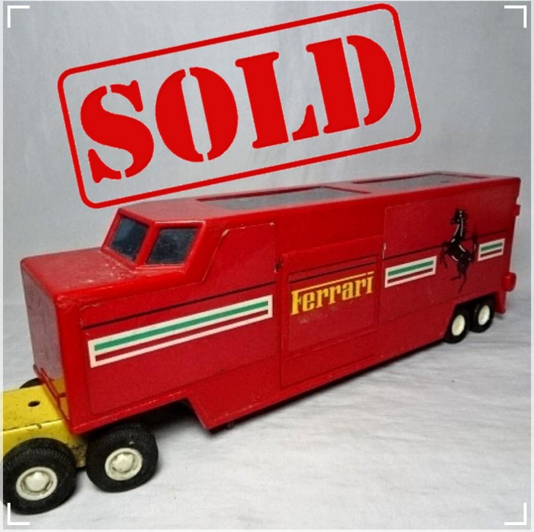 Vintage 1980s diecast Matchbox Ferrari f1 transporter trailar, Hobbies ...