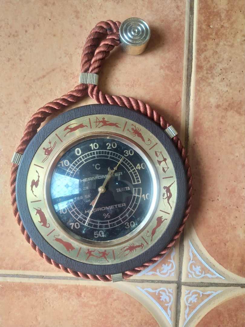 Vintage Zodiac Thermo-Hygrometer, Hobbies & Toys, Memorabilia ...