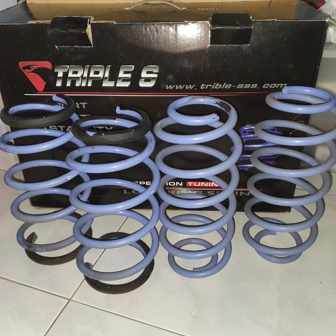 Vios NCP 93 lowering spring, Car Accessories, Accessories on Carousell
