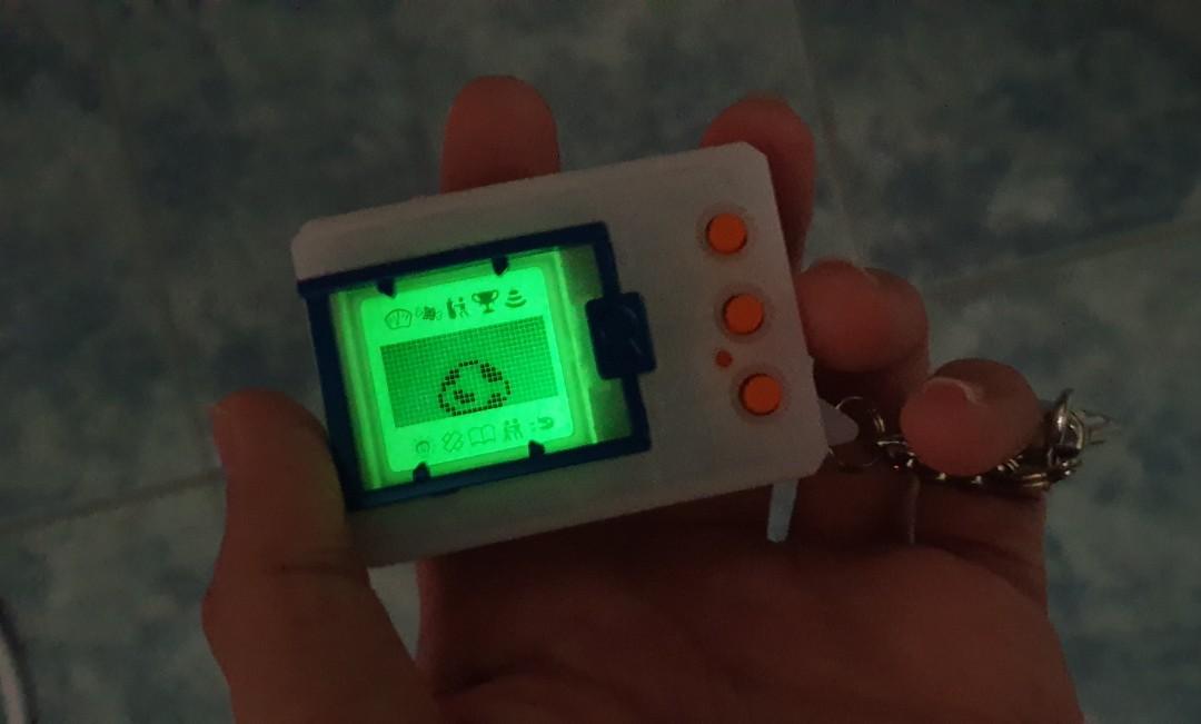 Vpet Digimon 20th BIB omegamon version with gitd background alphamon ...