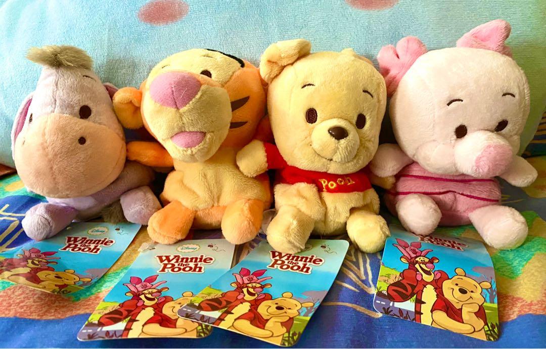 Winnie The Pooh - Mini Stuffies, Hobbies & Toys, Toys & Games on Carousell