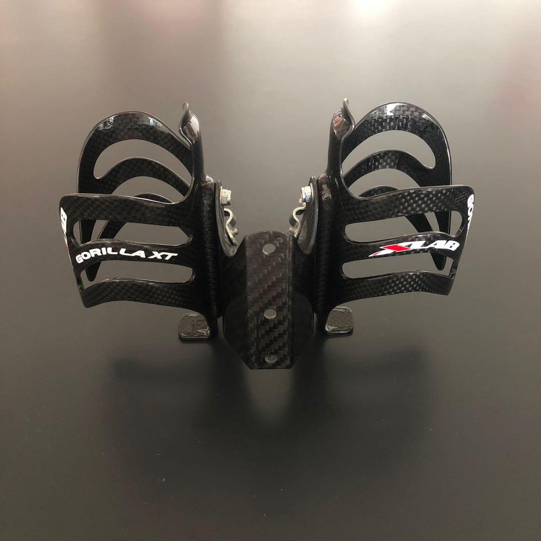 XLAB Dual Rear Hydration Carbon Wing + Gorilla XT Cages, Sports, Sports ...