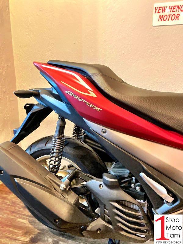Yamaha Aerox 155 Keyless (Matt Red), Motorcycles, Motorcycles for Sale ...