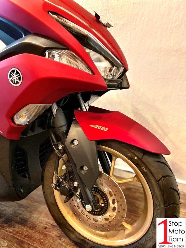 Yamaha Aerox 155 Keyless (Matt Red), Motorcycles, Motorcycles for Sale ...