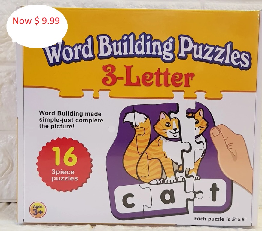 3 LETTER WORD BUILDING PUZZLES Hobbies Toys Toys Games On Carousell
