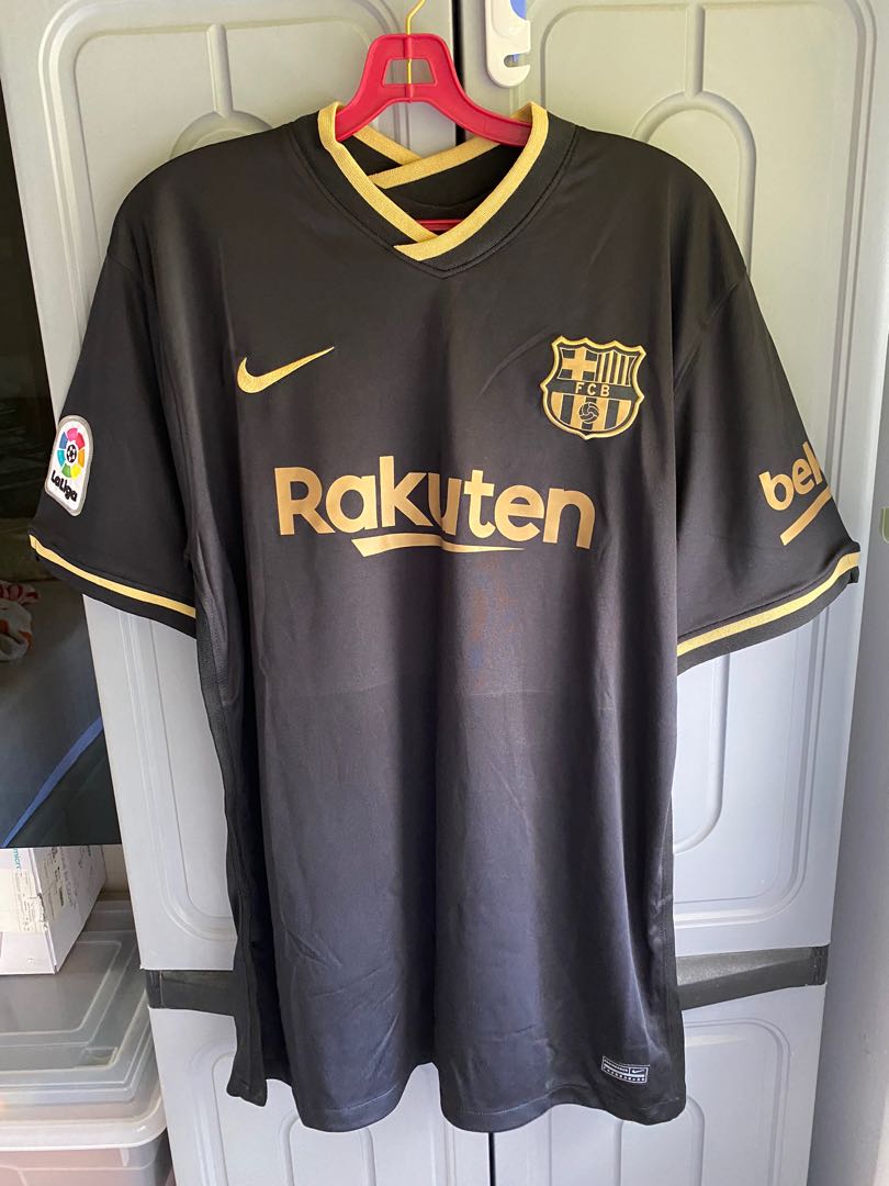 Barcelona Away Jersey 20/21 with Messi printing, Men's Fashion ...