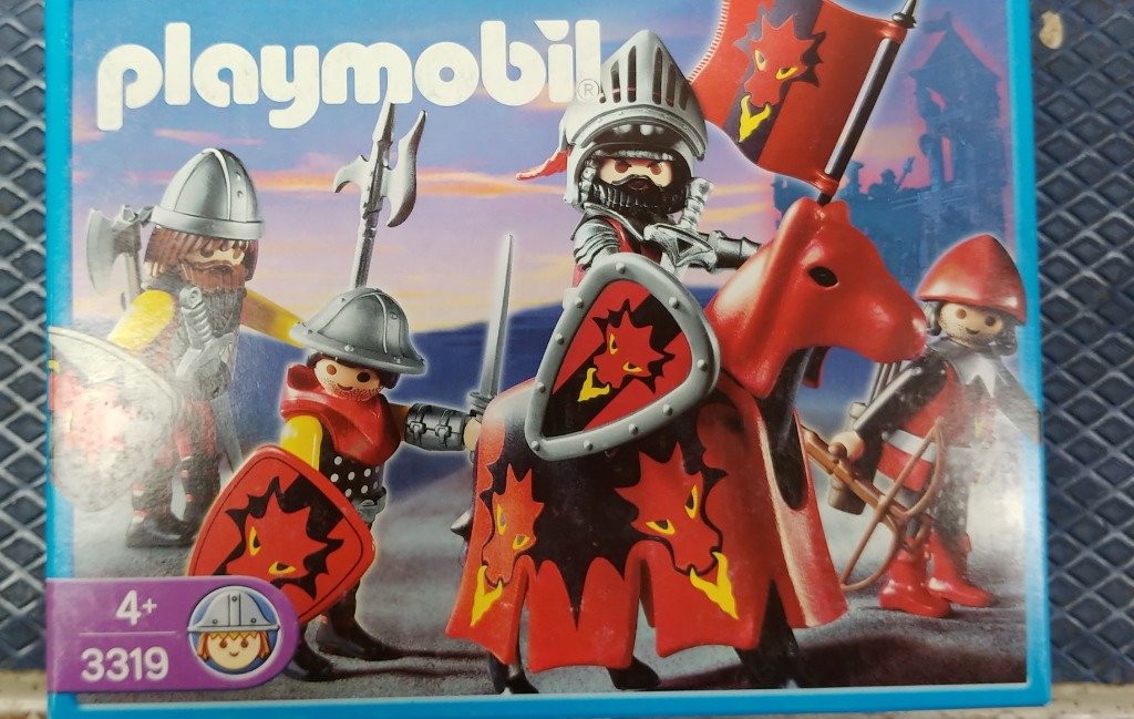 BNIB Playmobil Dragon Knights (3319) & Glow in the Dark Ghost (3317 ...