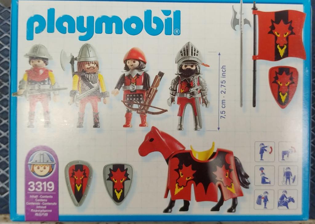 BNIB Playmobil Dragon Knights (3319) & Glow in the Dark Ghost (3317 ...