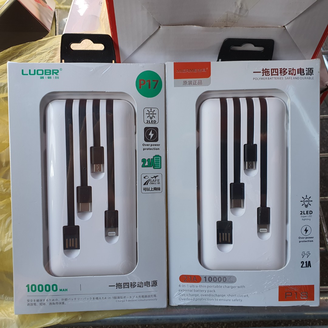 BNIB power bank 10000 mAh, Mobile Phones & Gadgets, Mobile & Gadget ...