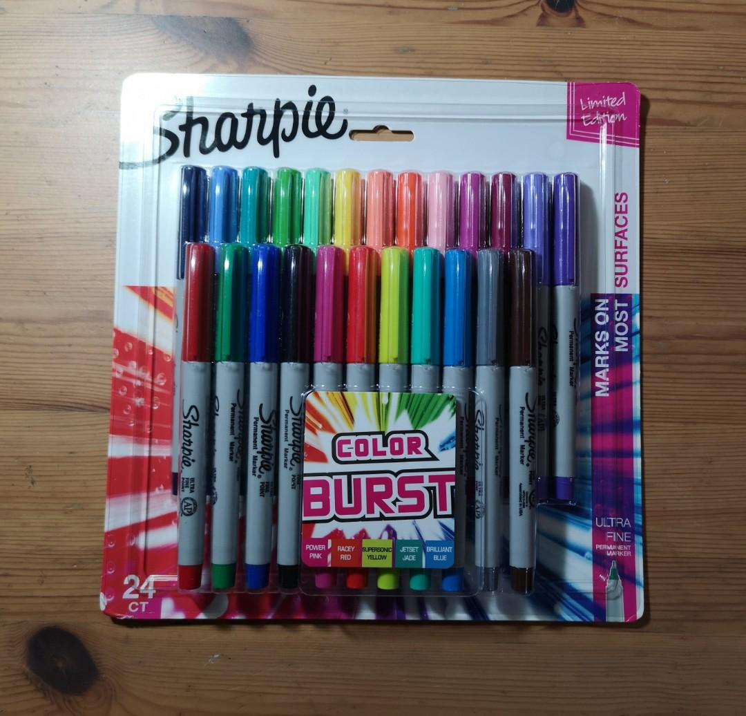 BNIB Sharpie Color Burst Permanent Markers, 24 Count (Limited Edition ...