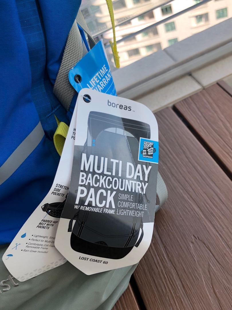 Boreas lost coast 60 new hiking bag, Men's Fashion, Bags, Backpacks on ...