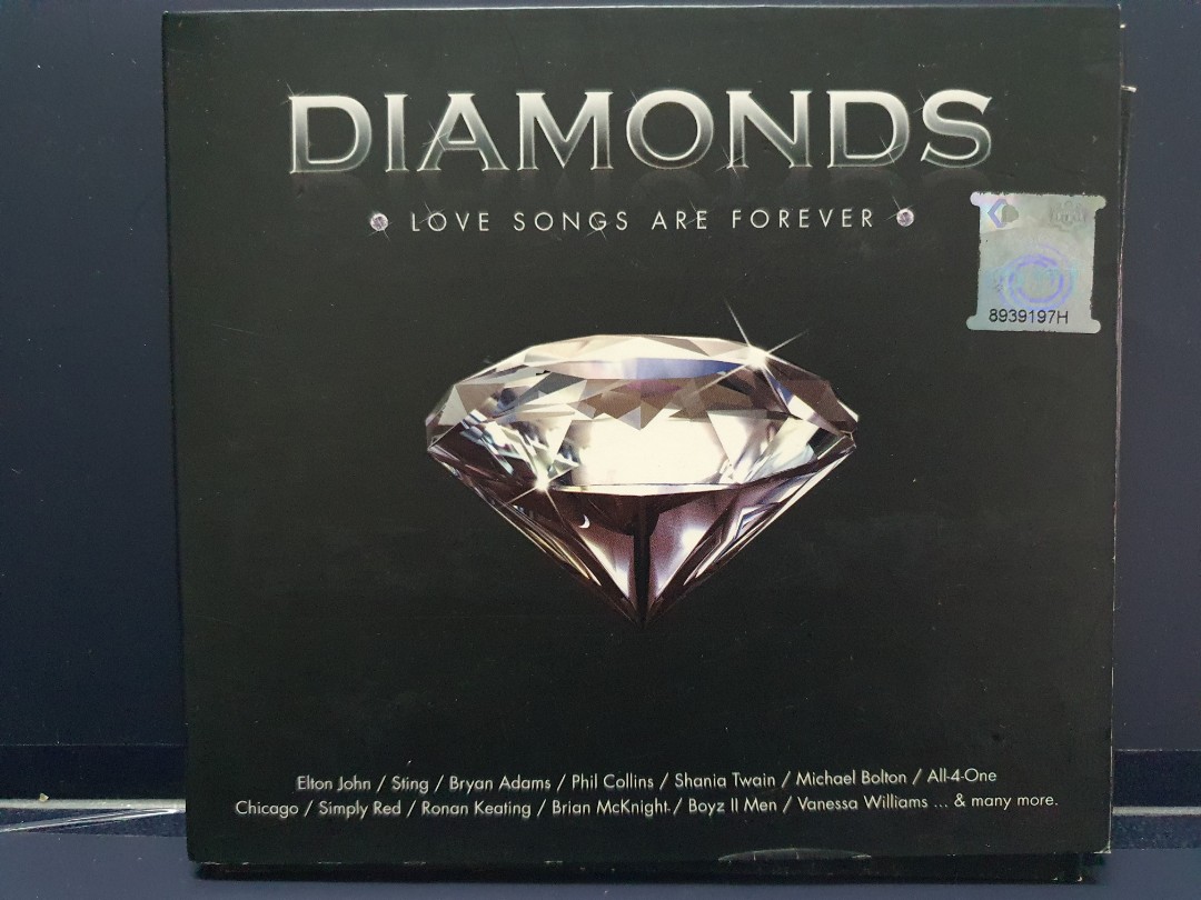 (CD) Diamonds , Love Songs Are Forever, Hobbies & Toys, Music & Media, CDs & DVDs on Carousell