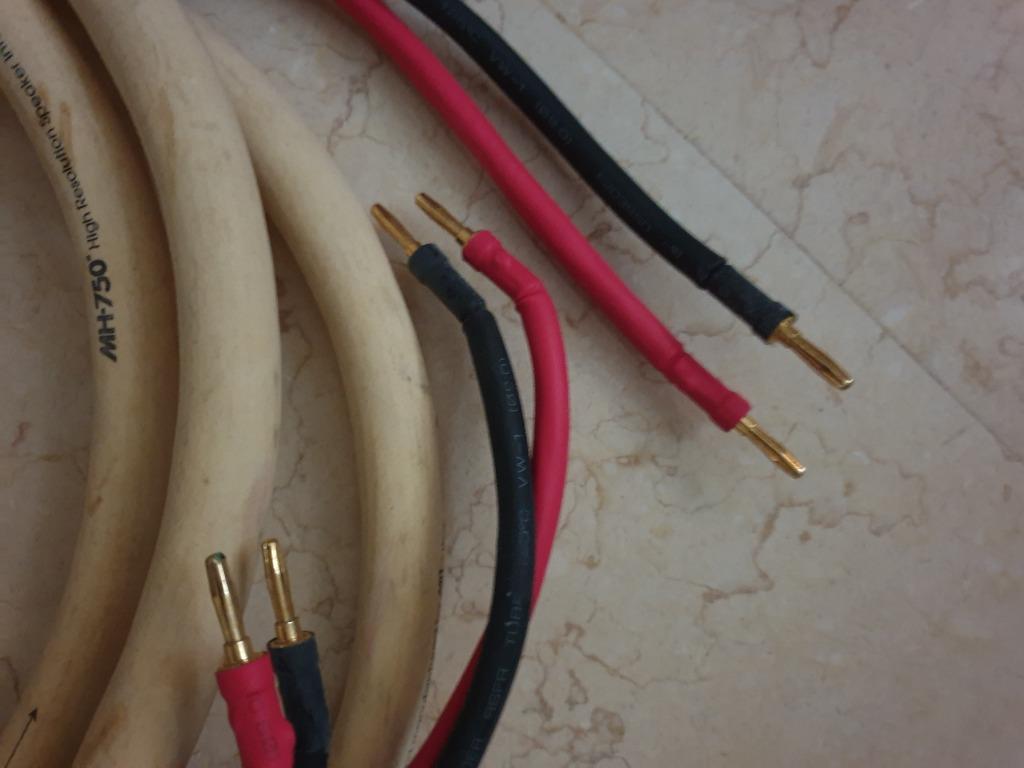 DIY MIT MH-750 Speaker Cable (3M. each SPEAKER CABLES)., Audio, Other ...