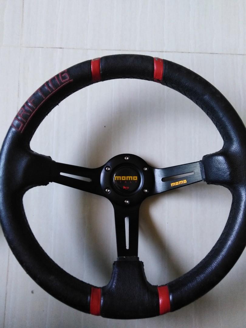 Drifting momo steering wheel, Car Accessories, Accessories on Carousell