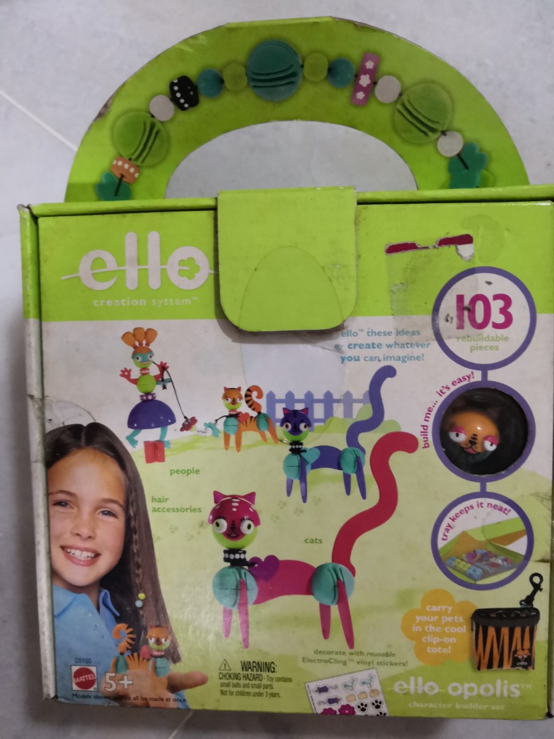 Ello Creation System Ello Opolis Character Builder Set 103 rebuildable ...