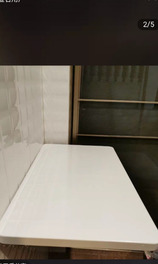 foldable study table / ledge / desk space, Furniture & Home Living ...