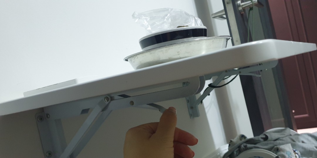 foldable study table / ledge / desk space, Furniture & Home Living ...