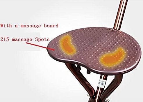 Sale! 10% OFF! Folding Cane Seat Combo 400 lbs Capacity Portable Cane ...