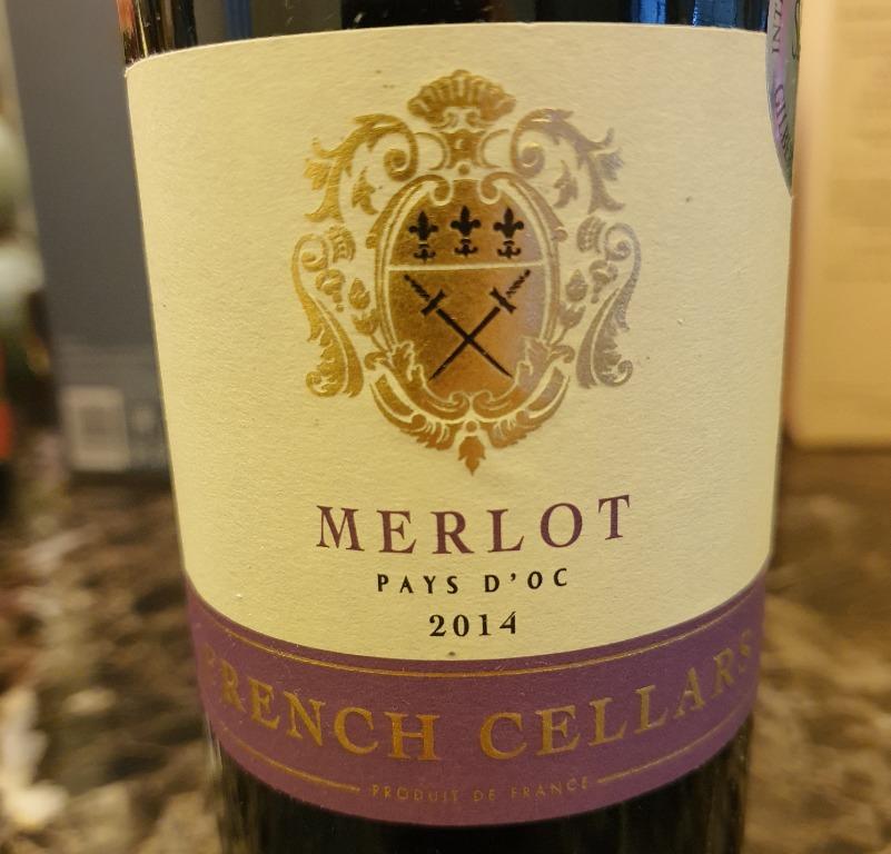 French Cellars Merlot 750ml Red Wine, Food & Drinks, Alcoholic ...