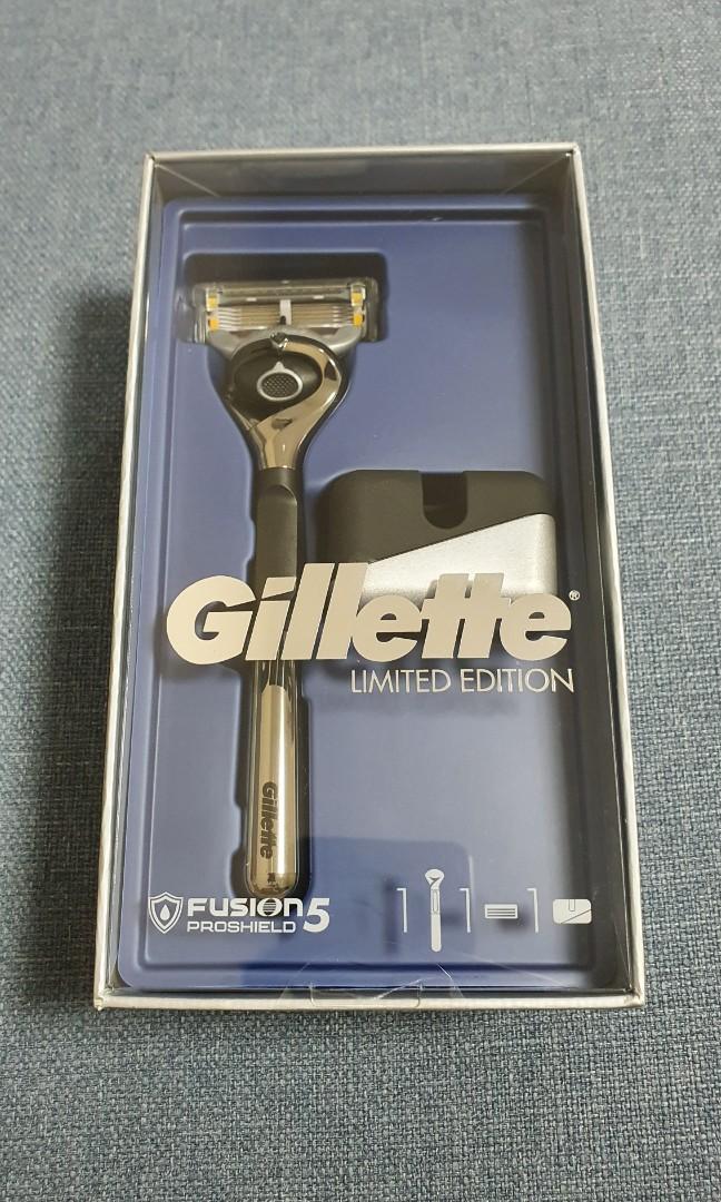 Gillette Fusion Proshield 5 Limited Edition Set, Beauty & Personal Care ...