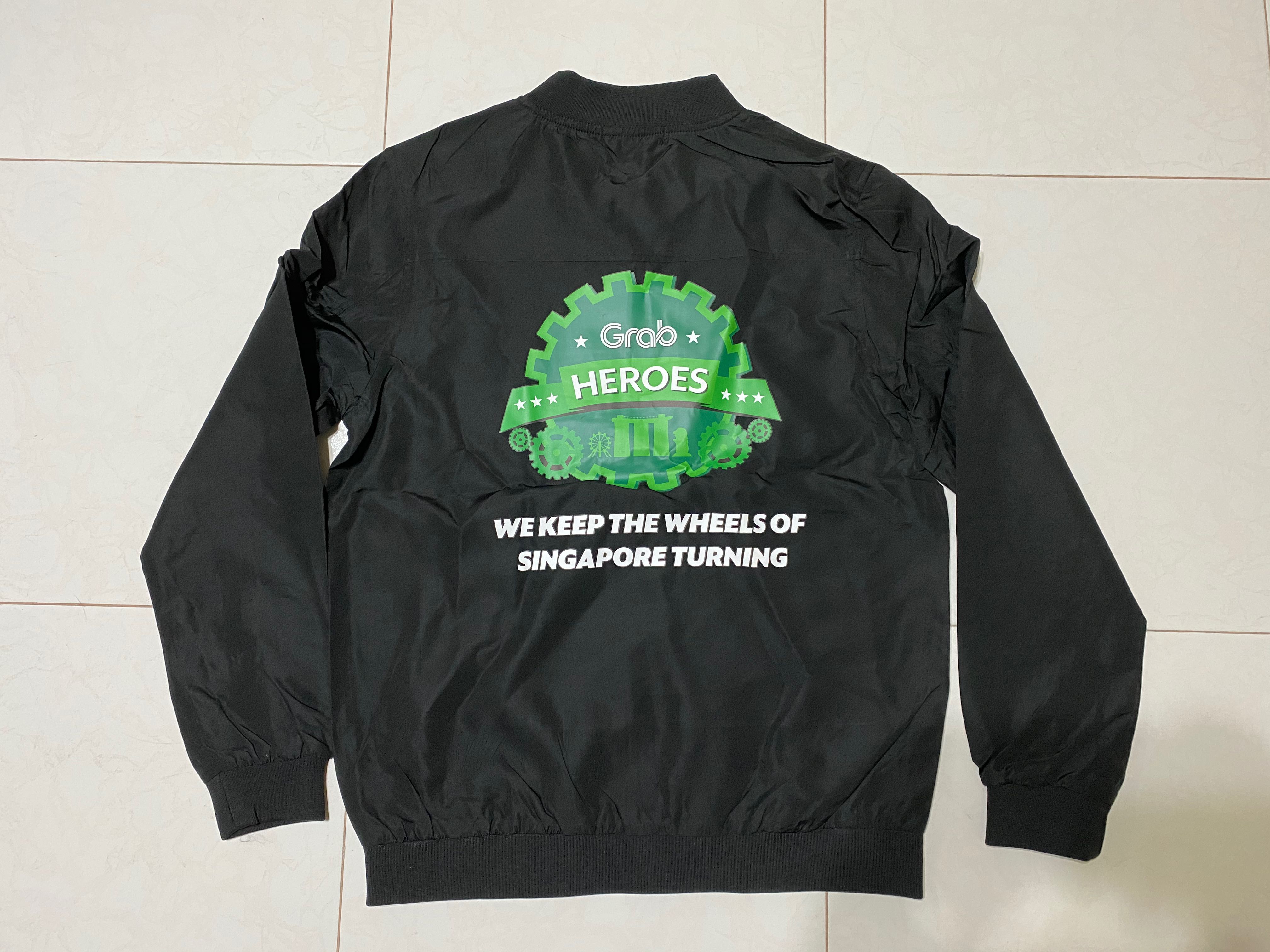 Grab Food Driver Bomber Jacket, Men's Fashion, Coats, Jackets and ...