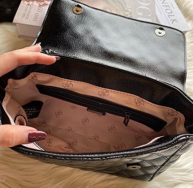 Guess Ryan Glossy Bag, Olshop Fashion, Olshop Wanita di Carousell