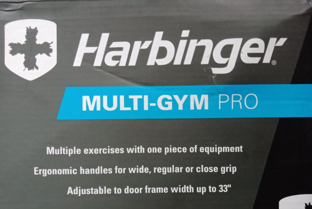 HARBINGER Indoor Gym PRO Pull Up Bar Gym System Door Frame Installation ...