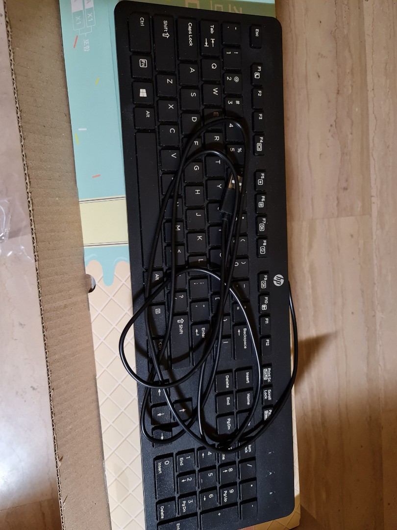 HP Wired Keyboard Model SK2120, Computers & Tech, Parts & Accessories ...