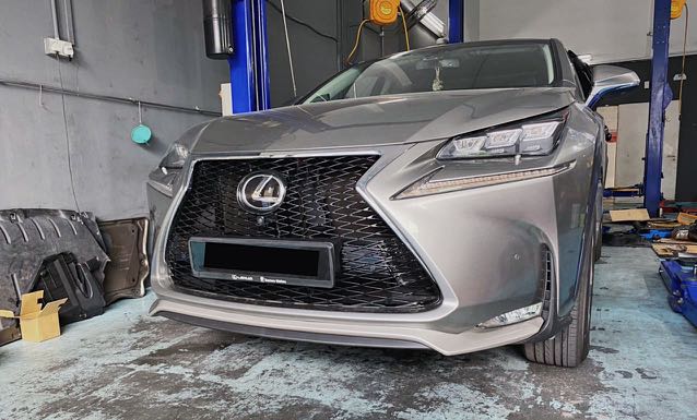 Lexus NX F-Sport Conversion Grille Grill Lip, Car Accessories ...