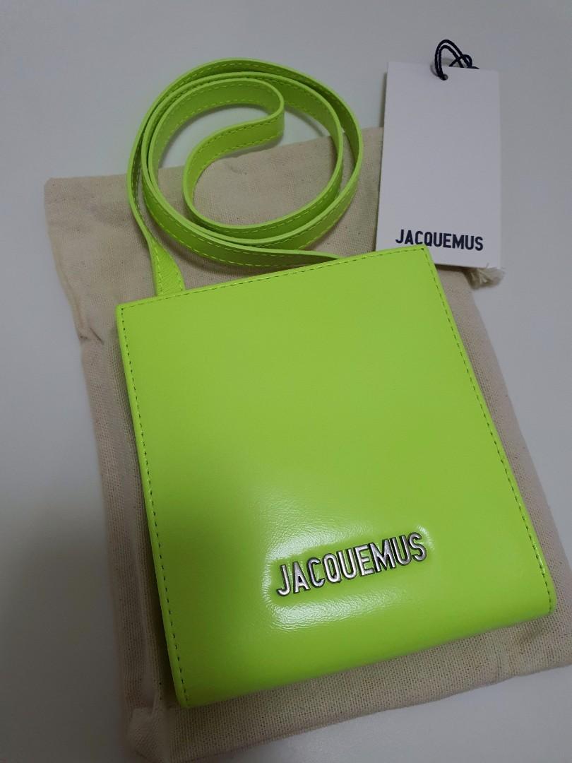JACQUEMUS Le Gadjo Bag Neon Color, Luxury, Bags & Wallets on Carousell