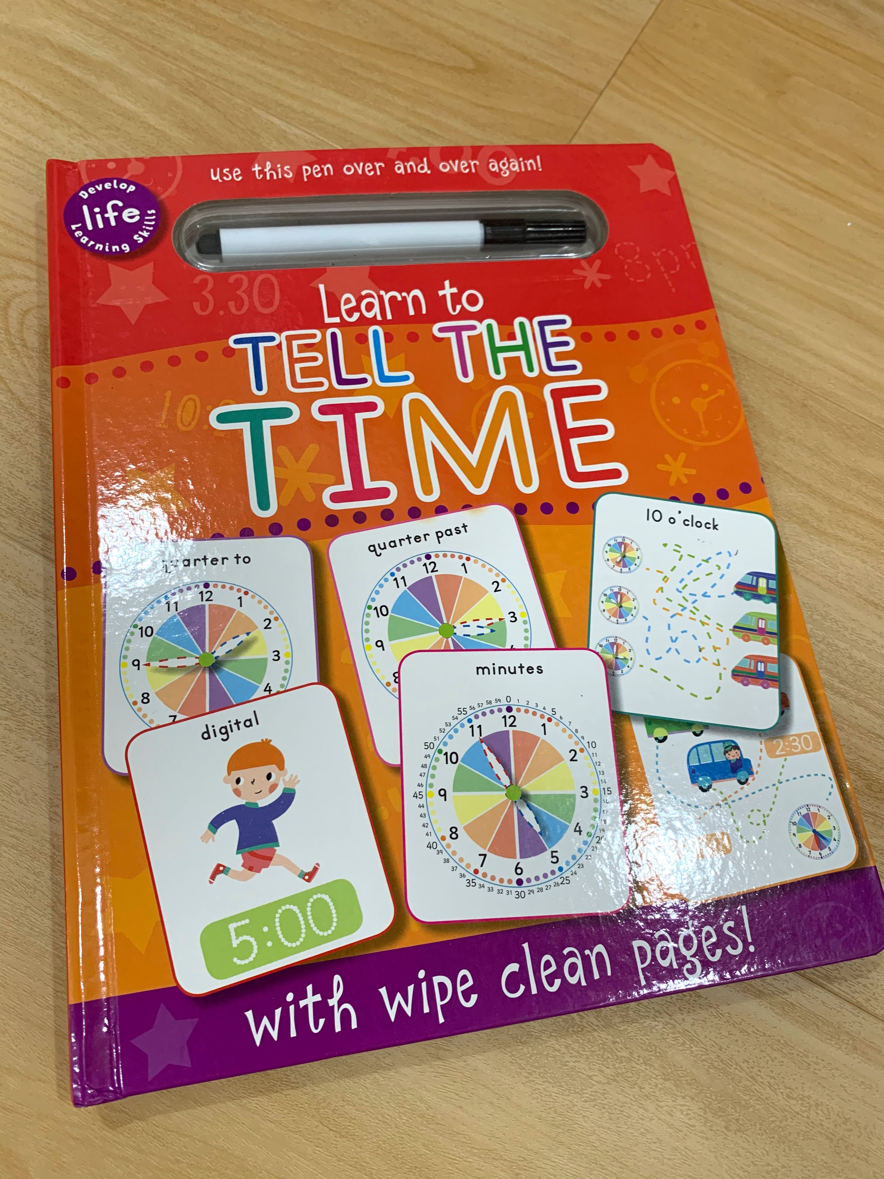 Learn to tell the time book, Hobbies & Toys, Books & Magazines, Fiction ...