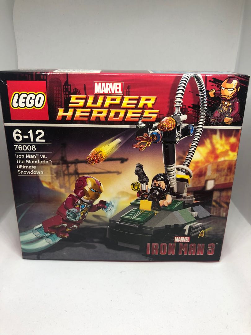 Lego 76008 Iron Man vs the Mandarin, 興趣及遊戲, 玩具 & 遊戲類 - Carousell