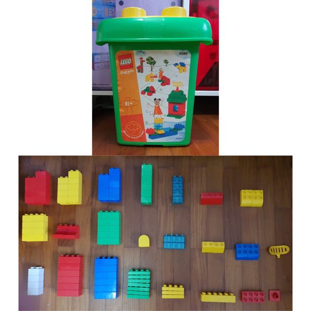 Lego duplo bucket , Hobbies & Toys, Toys & Games on Carousell