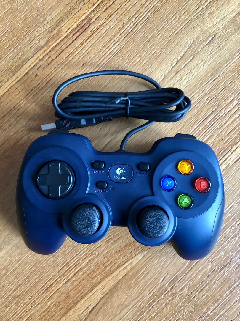 Logitech Gamepad F310 - Blue, Toys & Games, Video Gaming, Gaming ...