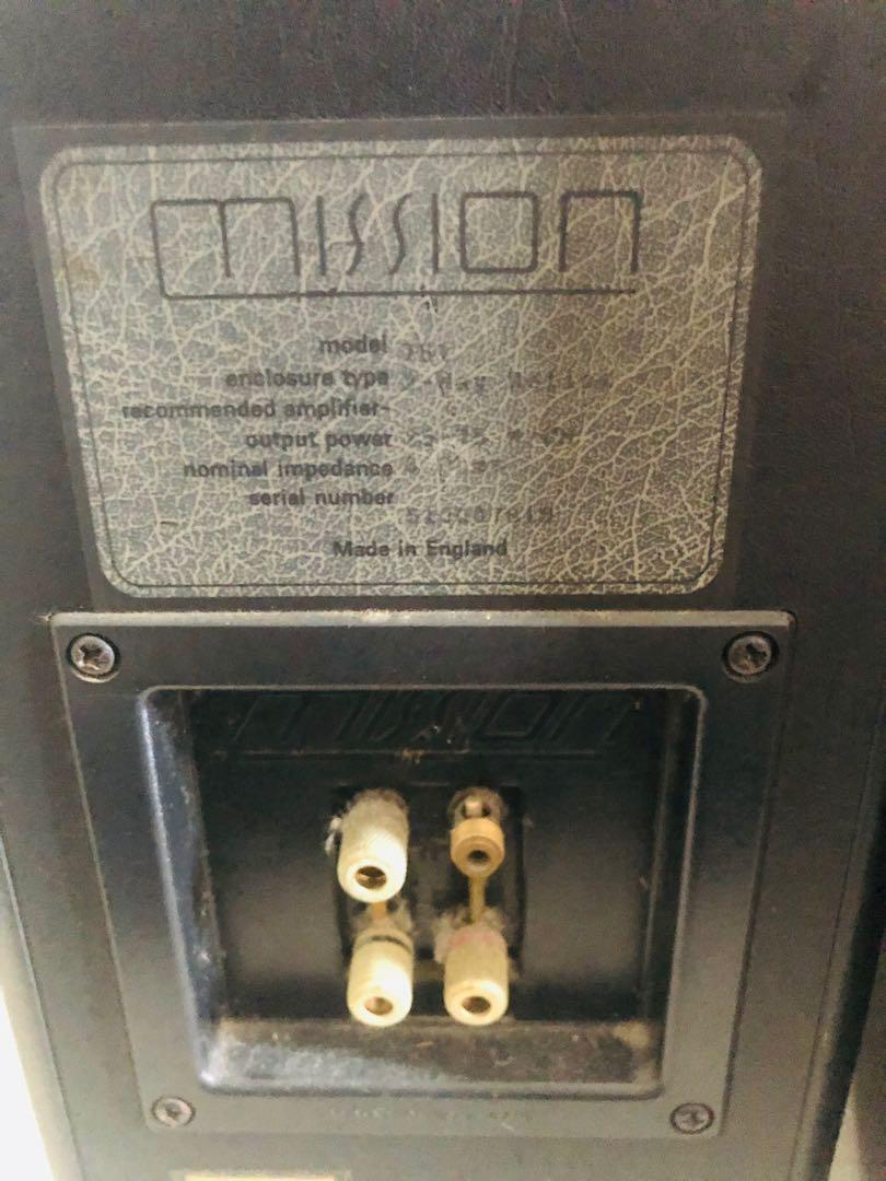 Mission 751 bookshelf, Audio, Soundbars, Speakers & Amplifiers on Carousell