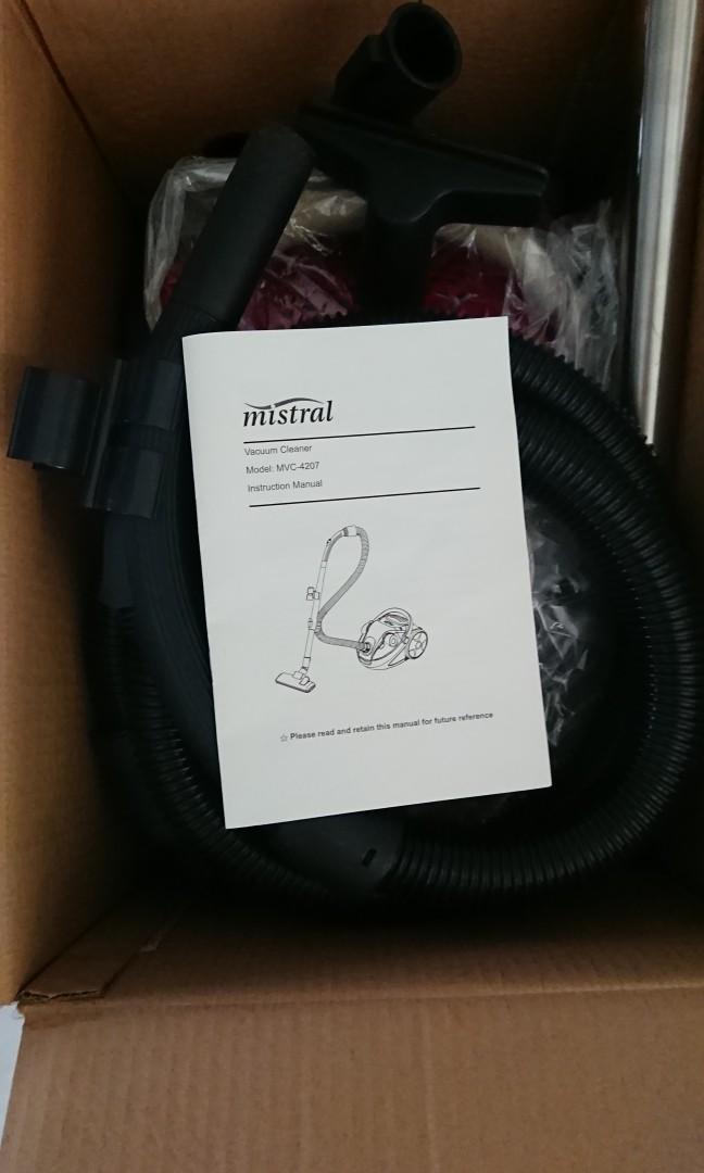 Mistral Vacuum Cleaner MVC-4207, TV & Home Appliances, Vacuum Cleaner ...