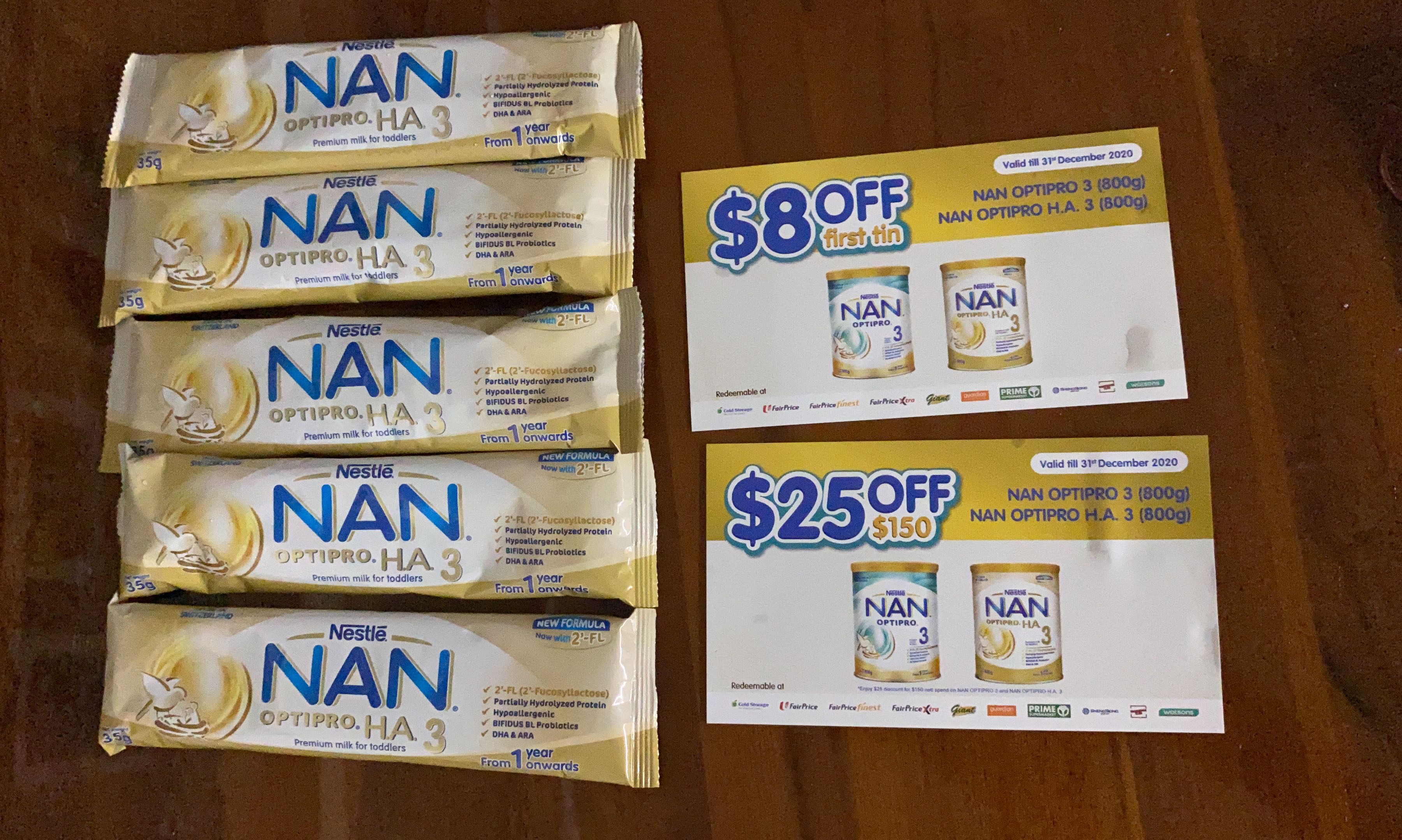 Nan 3 Sachets and vouchers, Babies & Kids, Nursing & Feeding, Weaning ...