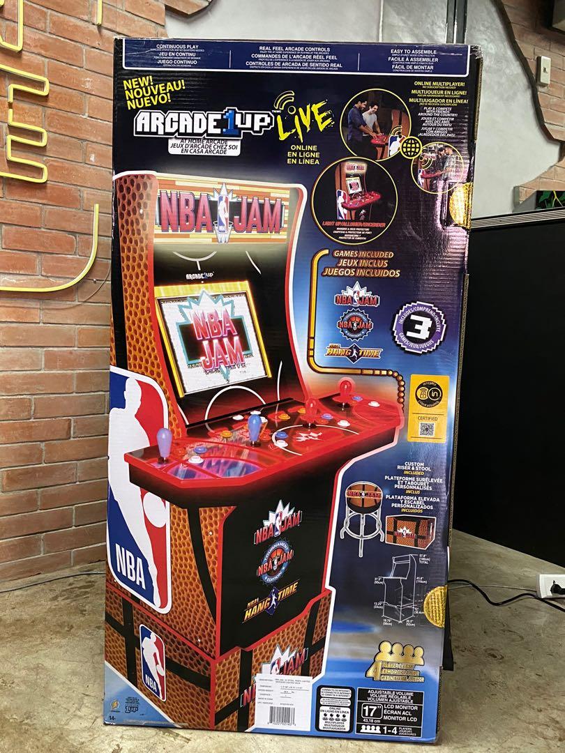 Nba jam 1up arcade with limited edition seat, Hobbies & Toys, Toys ...