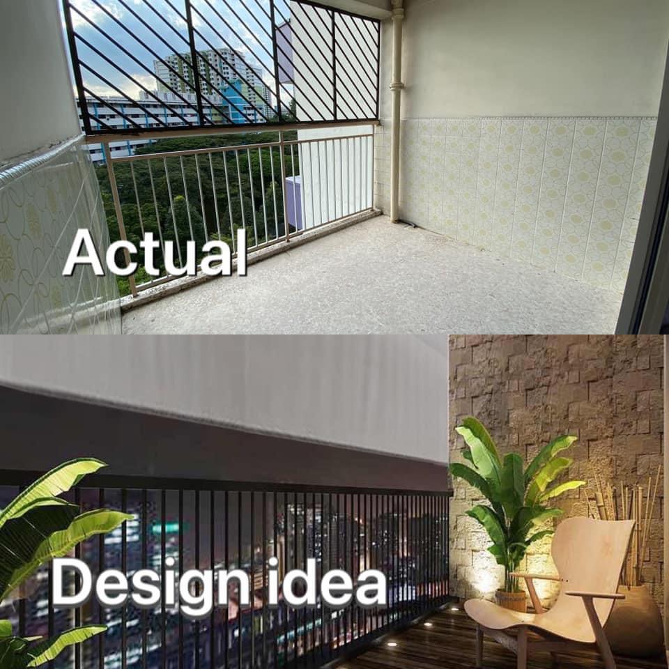 Point block 5 room HDB with balcony and unblocked view, Property, For ...