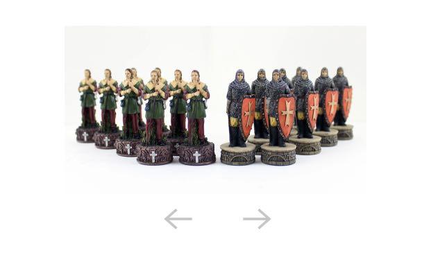 Robin Hood Ceramic Chess Set, Vintage & Collectibles, Vintage ...