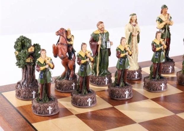 Robin Hood Ceramic Chess Set, Vintage & Collectibles, Vintage ...