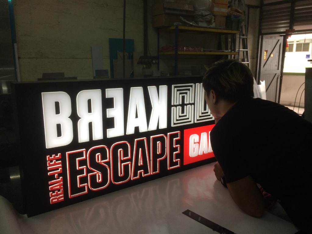 signage box, Hobbies & Toys, Stationery & Craft, Occasions & Party ...