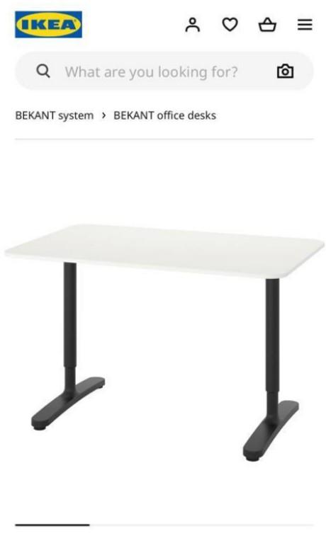 Sit Stand Motor Bekant Ikea Table, Furniture & Home Living, Furniture ...