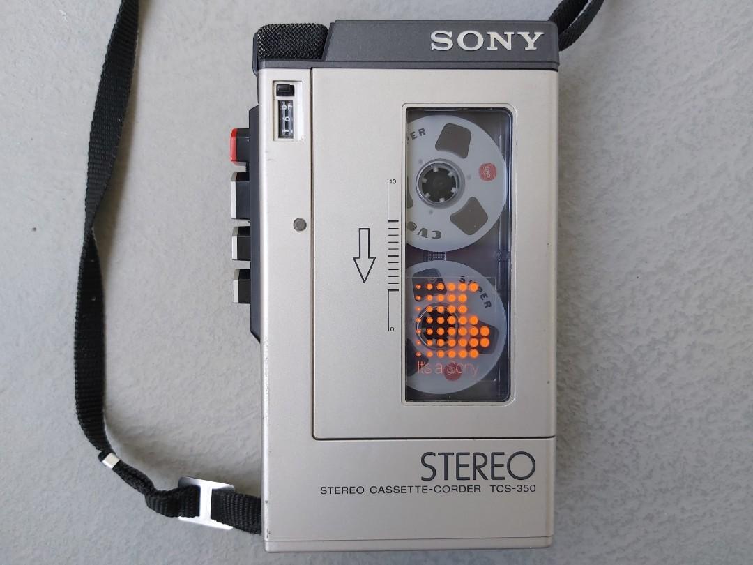 Sony tcs-350 cassette player cassette 機 卡式機 磁帶機 錄音機 唱帶機 vintage classic ...