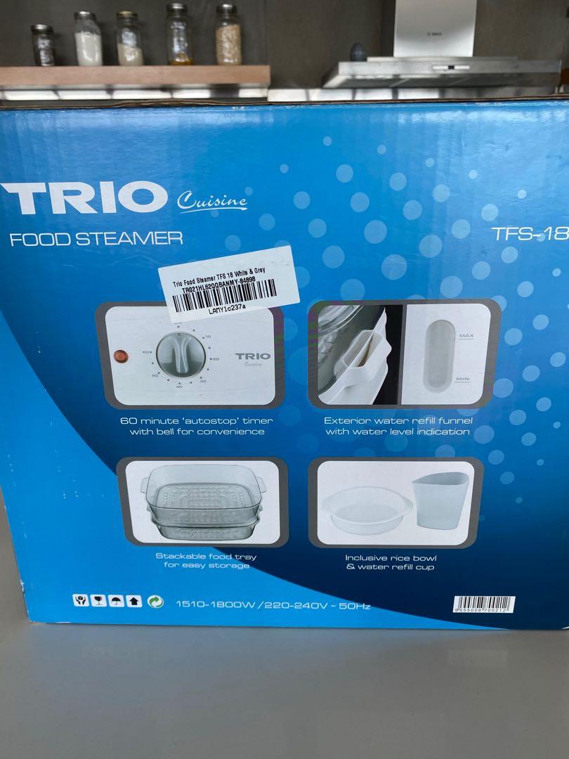 TRIO Food Steamer- new, TV & Home Appliances, Kitchen Appliances ...