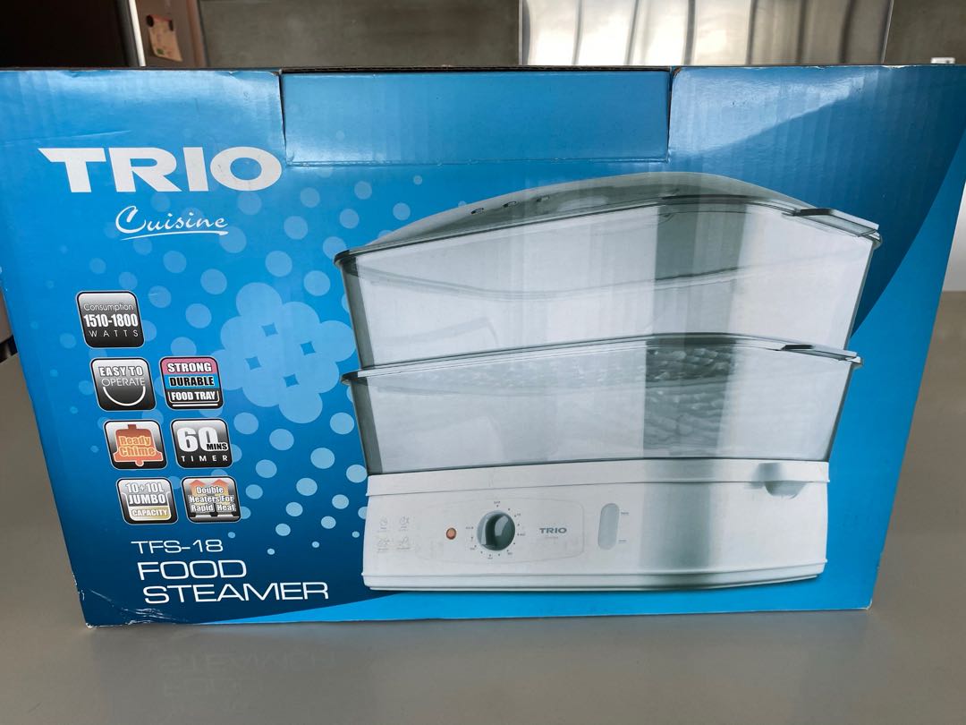TRIO Food Steamer- new, TV & Home Appliances, Kitchen Appliances ...
