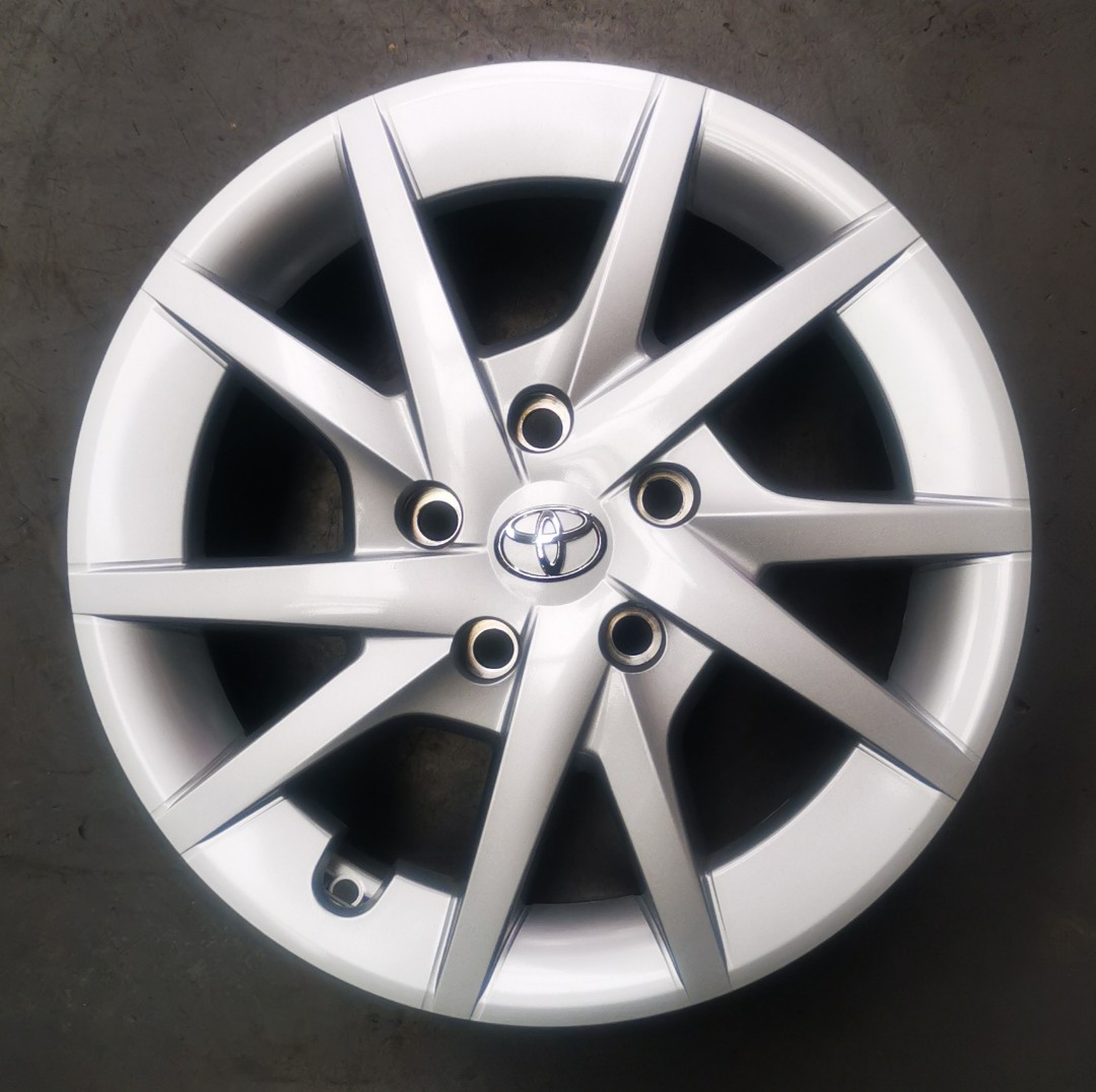 Used 16" Original Toyota Rims, Car Accessories, Tyres & Rims on Carousell